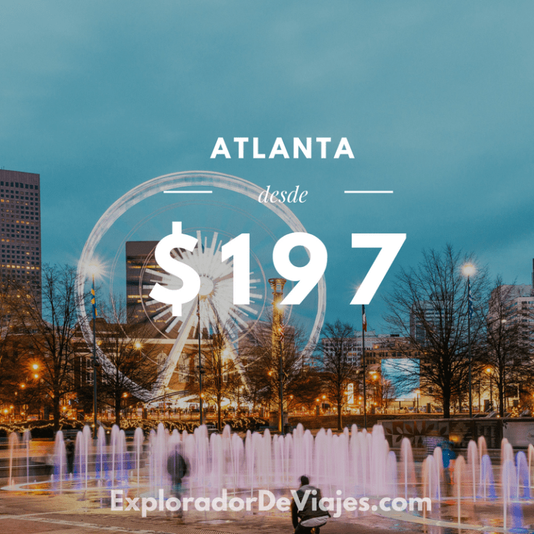 Vuelos a Atlanta desde Costa Rica - Explorador de Viajes